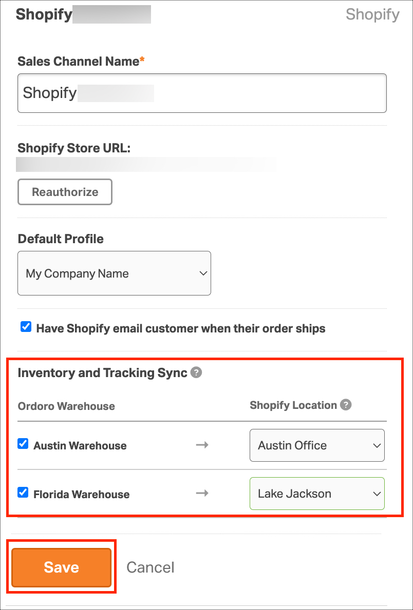 Ordoro - Shopify Locations and Ordoro Setup Ordoro - Shopify Locations and Ordoro Setup