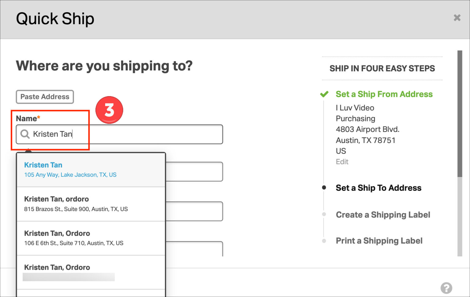 Ordoro - How does Quick Ship work?