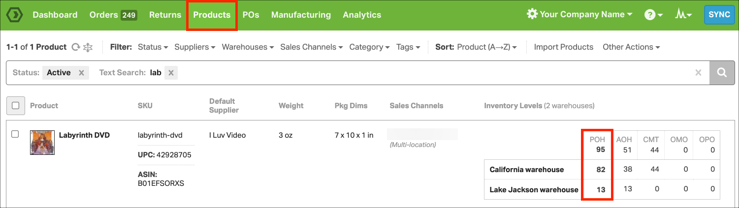 Ordoro - Inventory management terminology explained