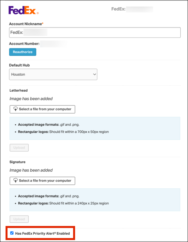 Ordoro - How to Use FedEx Priority Alert®