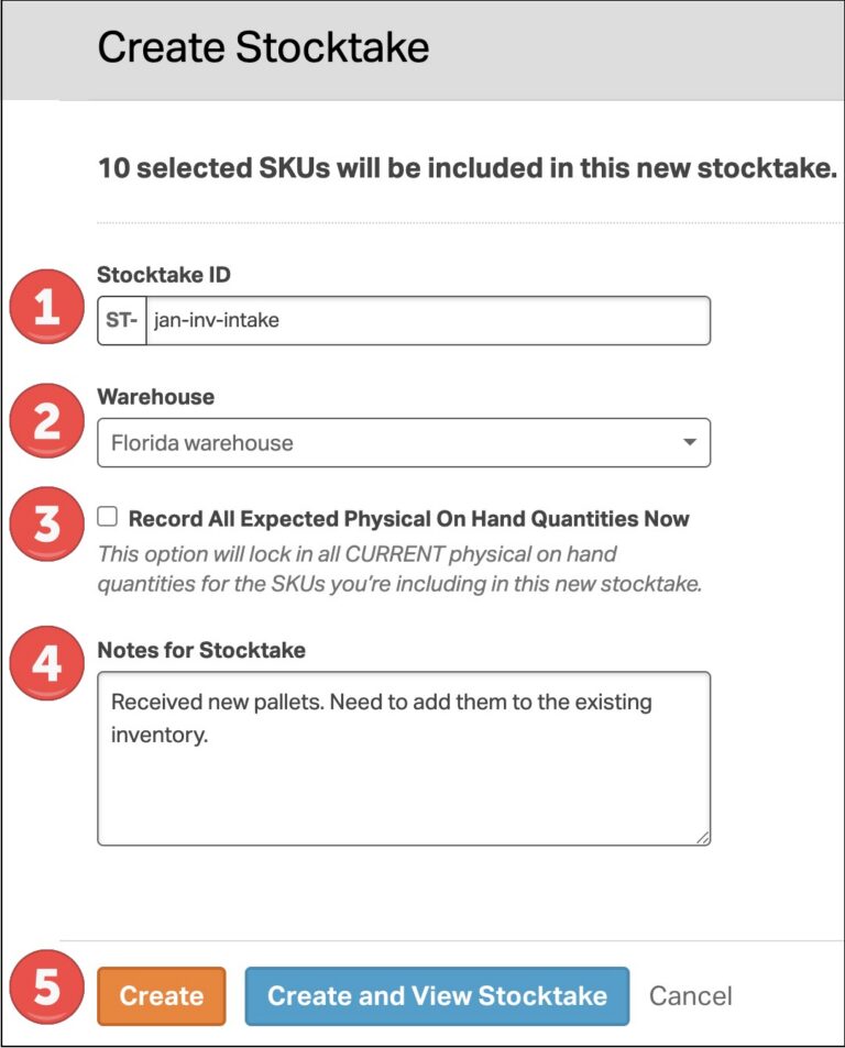 Ordoro - How to use the Stocktake feature in Ordoro