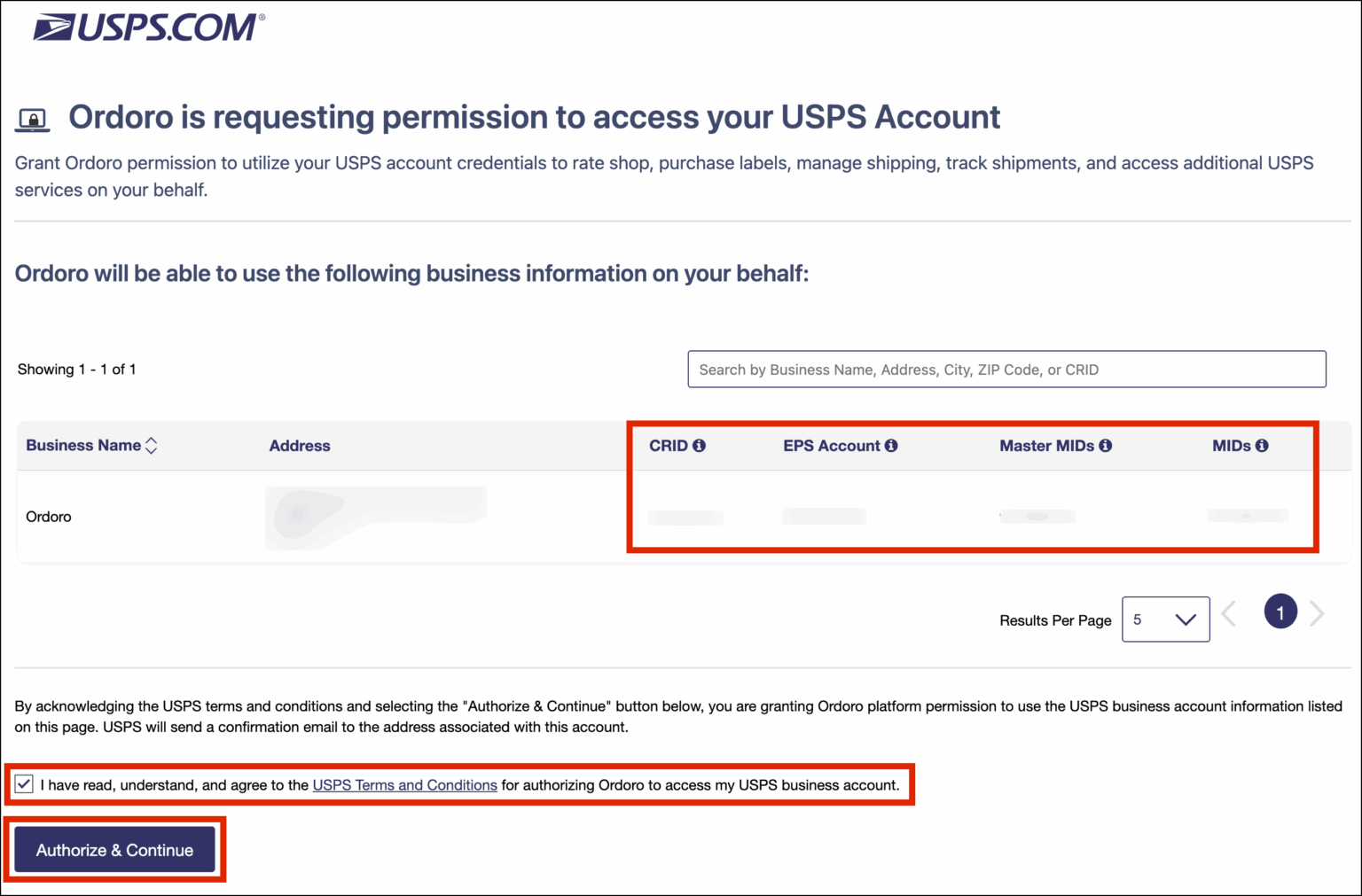 Ordoro - How do I set up my NSA account via USPS Ship?